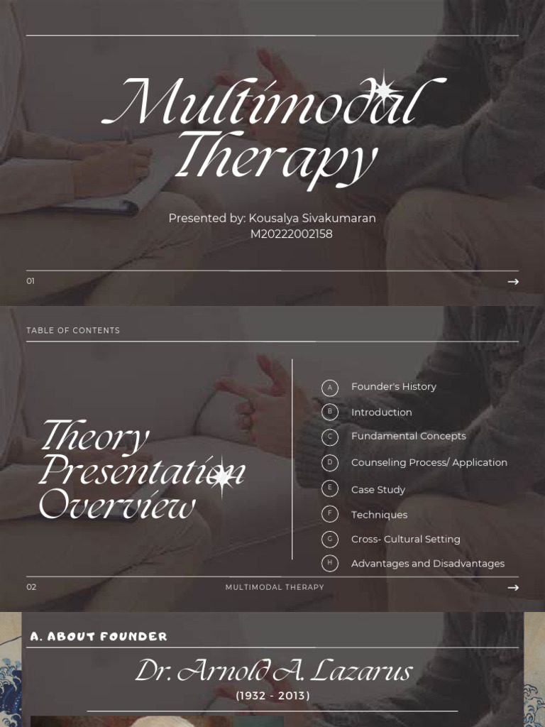 Multi Mod Al | PDF | Psychotherapy | Anxiety
