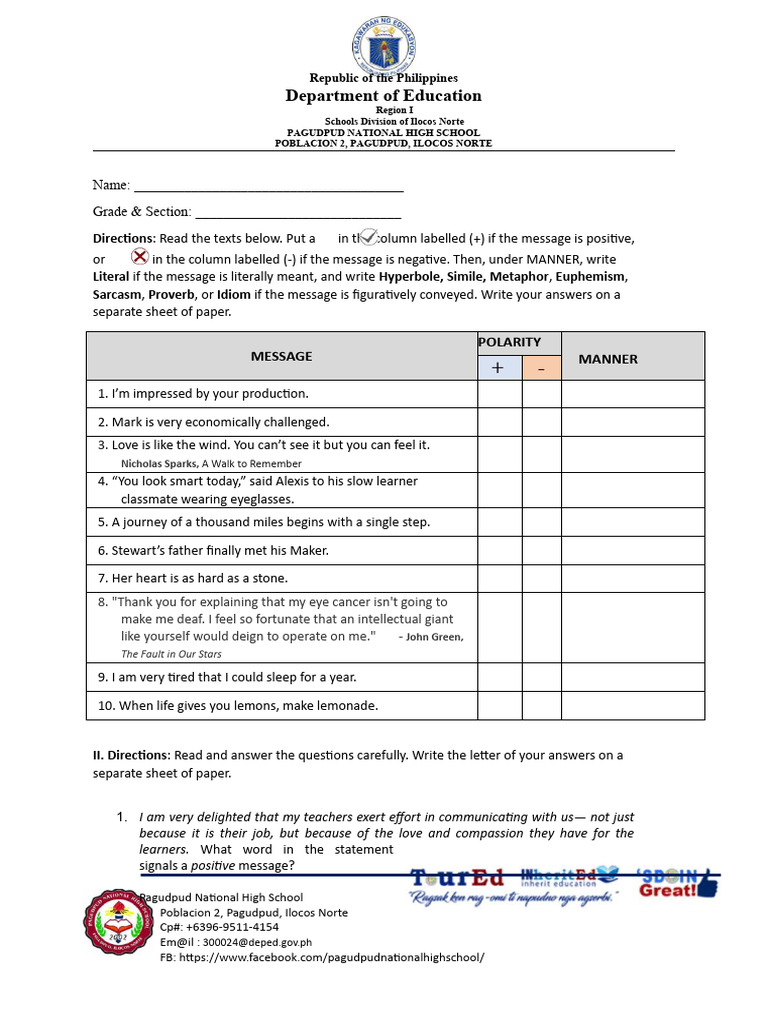 Summative English | PDF