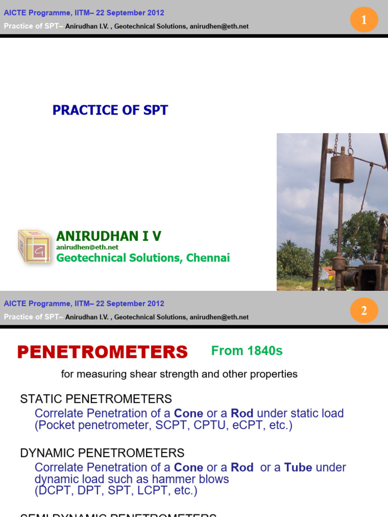 SPT-IVA | PDF | Geotechnical Engineering | Soil Mechanics