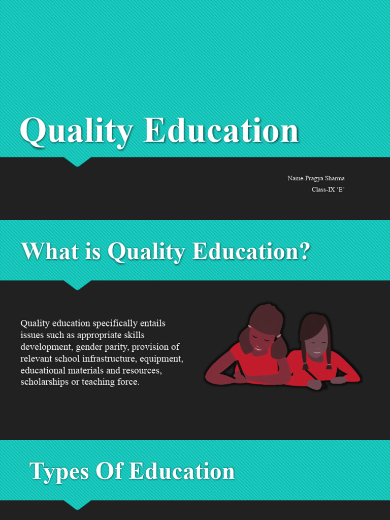 Quality Education | PDF