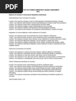 Rubrics For Performance Tasks | PDF