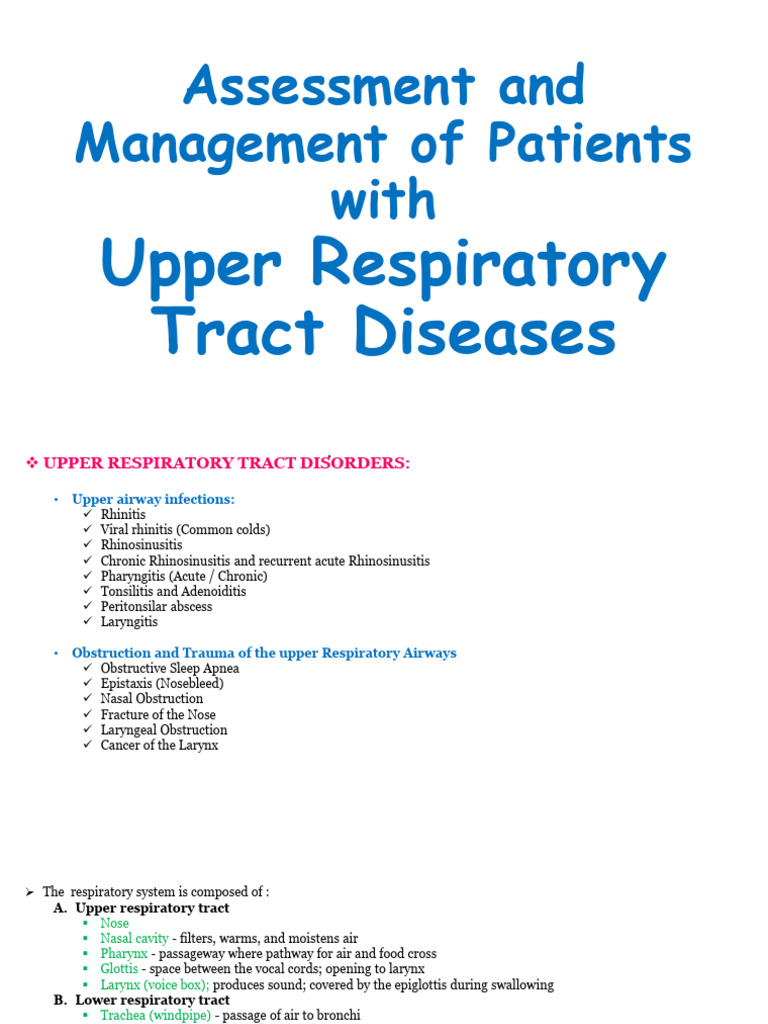 Respiratory Disorders | PDF