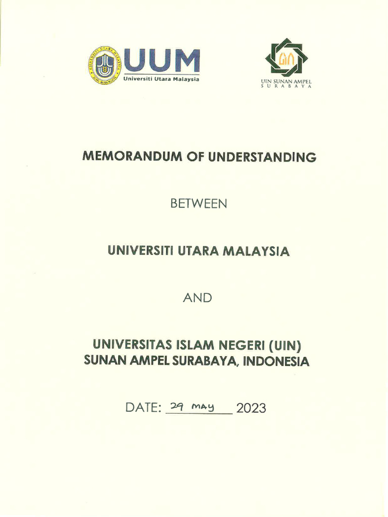 Mou Sunan Ampel Surabaya | PDF