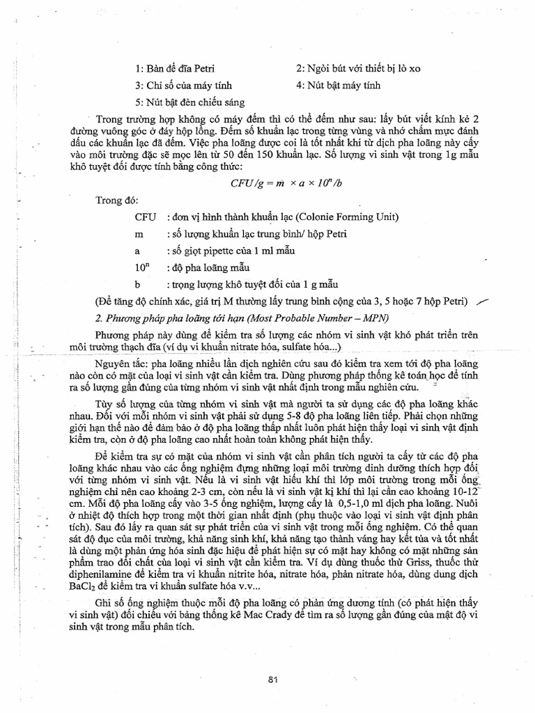 Giáo trình thực tập vi sinh 2 | PDF