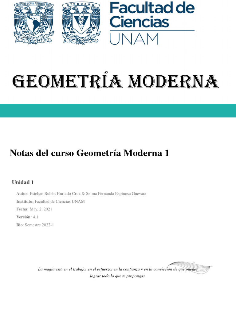 Geometría Moderna I (Curso) | PDF | Triángulo | Euclides
