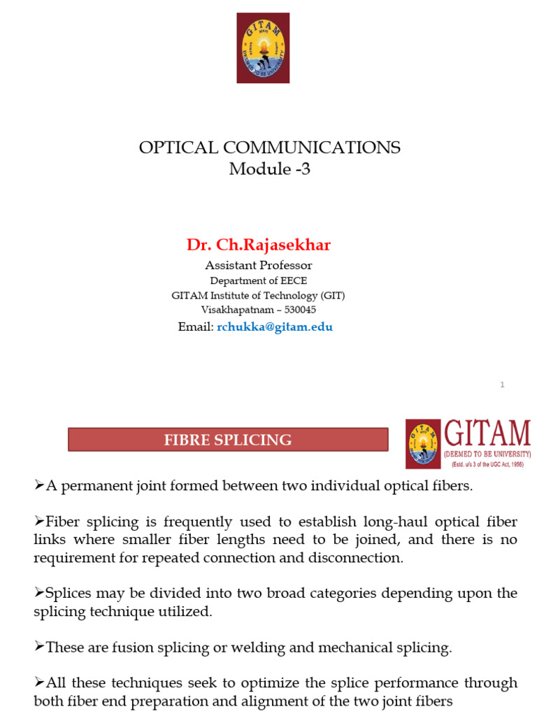 Chapter 3 - Optical Communication | PDF | Optical Fiber | Glasses