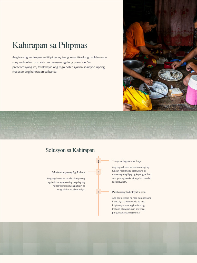 Kahirapan Sa Pilipinas | PDF