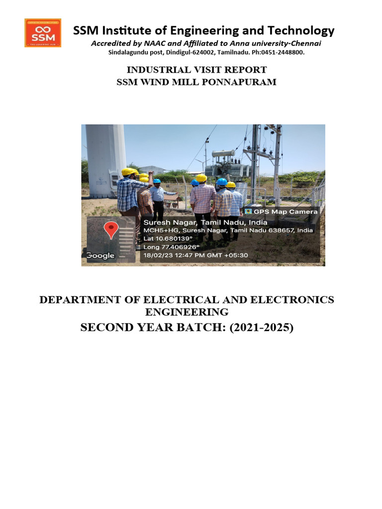 III Year Mettur IV Report | PDF | Engineering | Physical Sciences