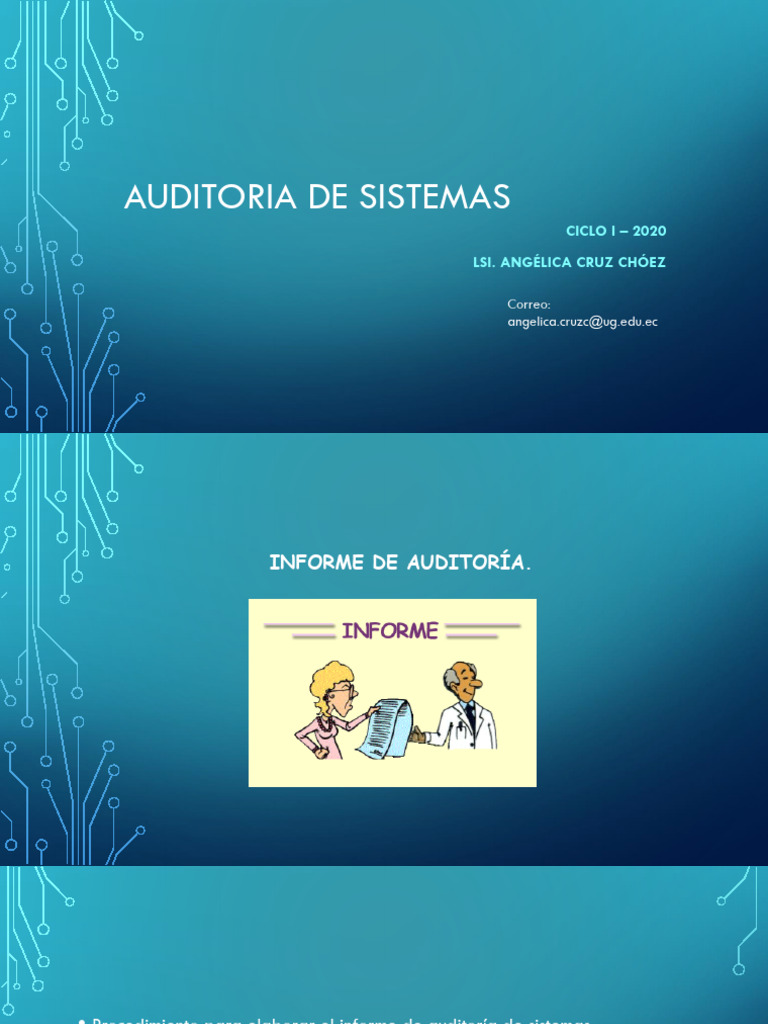 Material Informe de Auditoria | PDF | Auditoría | Contralor
