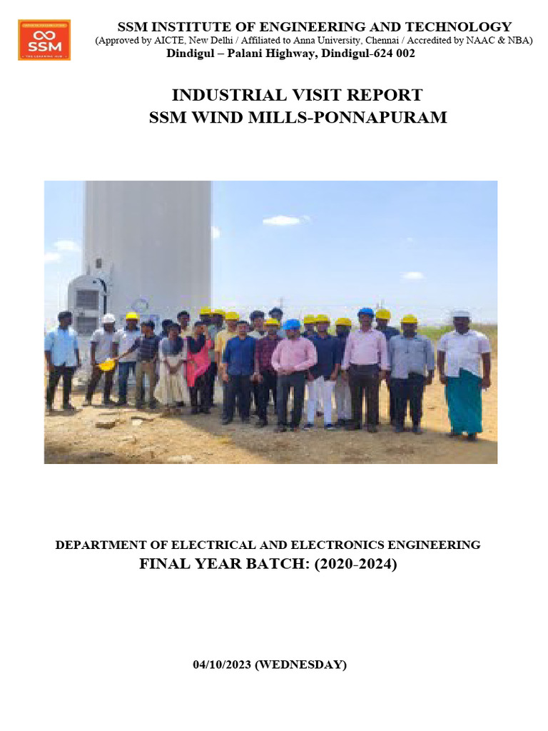 IV Year Windmill IV Report | PDF