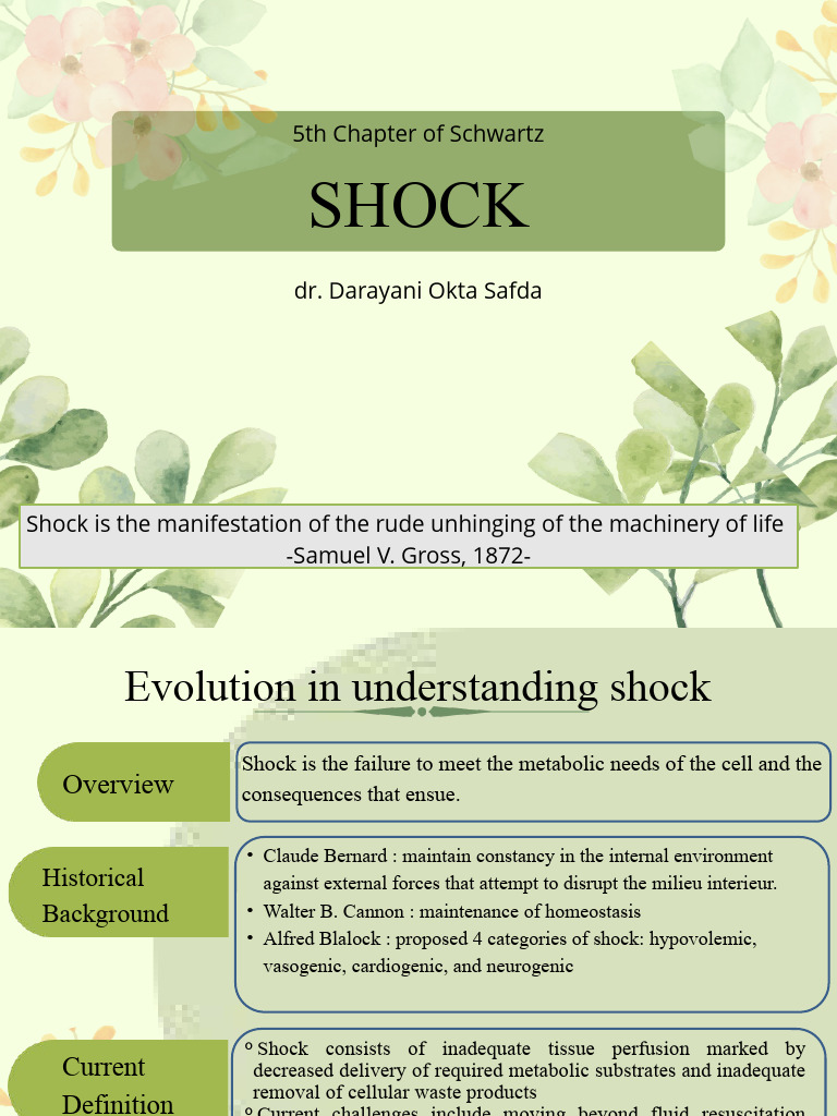 Shock | PDF | Shock (Circulatory) | Inflammation