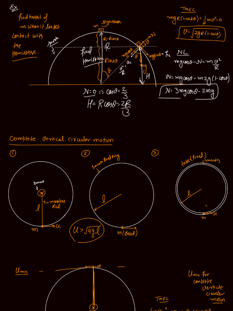 Circular + Friction | PDF