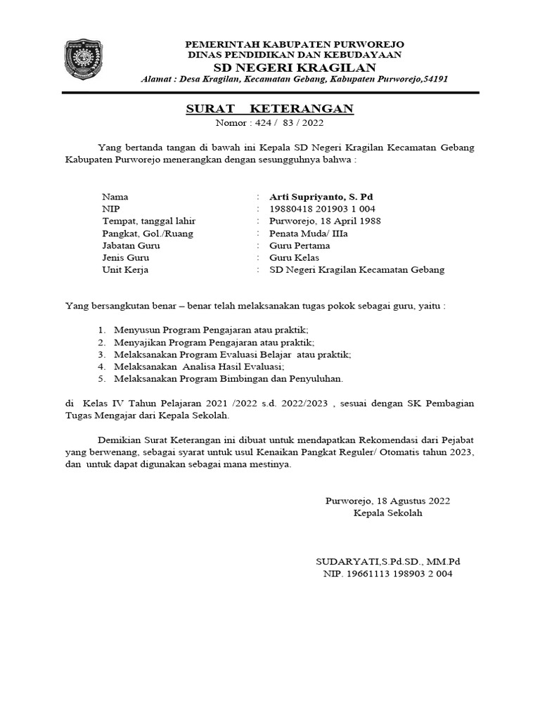 Rekomendasi Usul Kpo 2022 | PDF