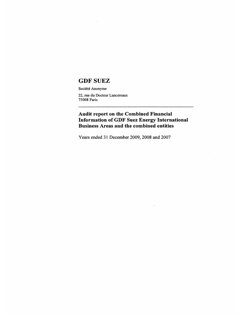 Combined Financial Statements | PDF