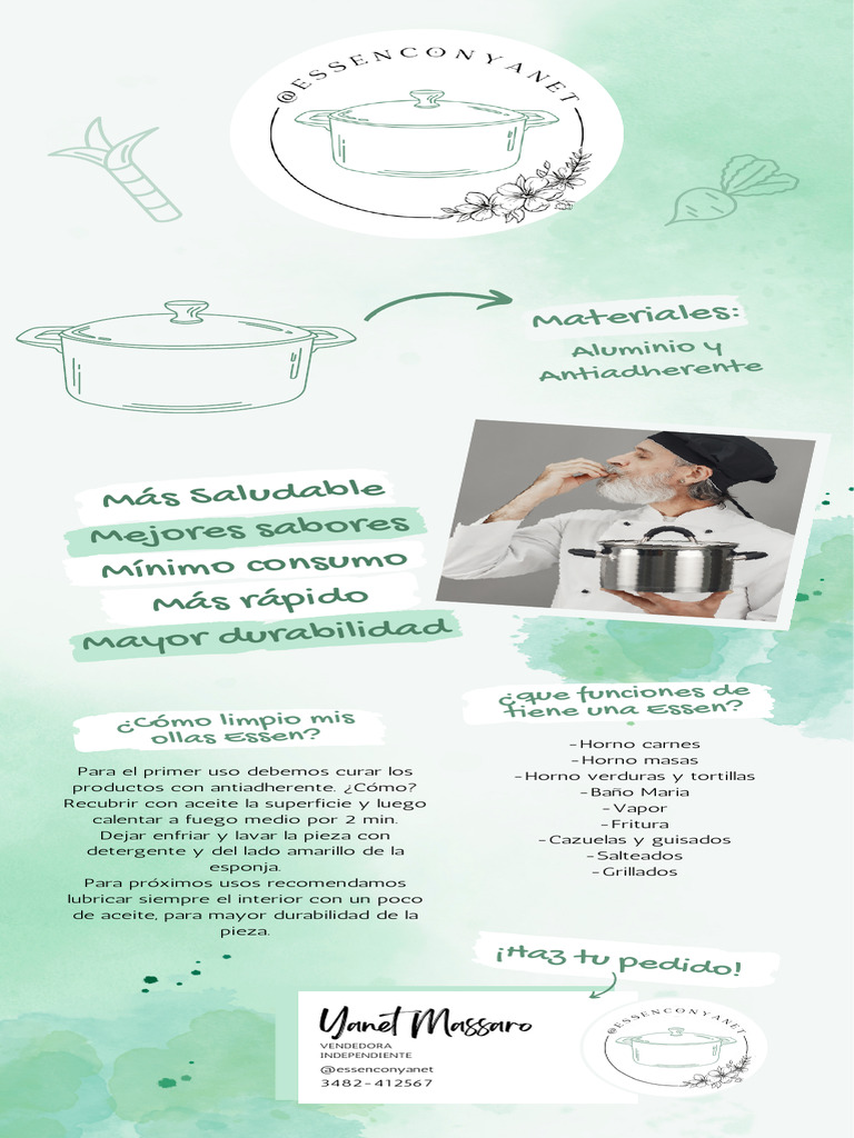 Infografia Ollas Simple Verde | PDF