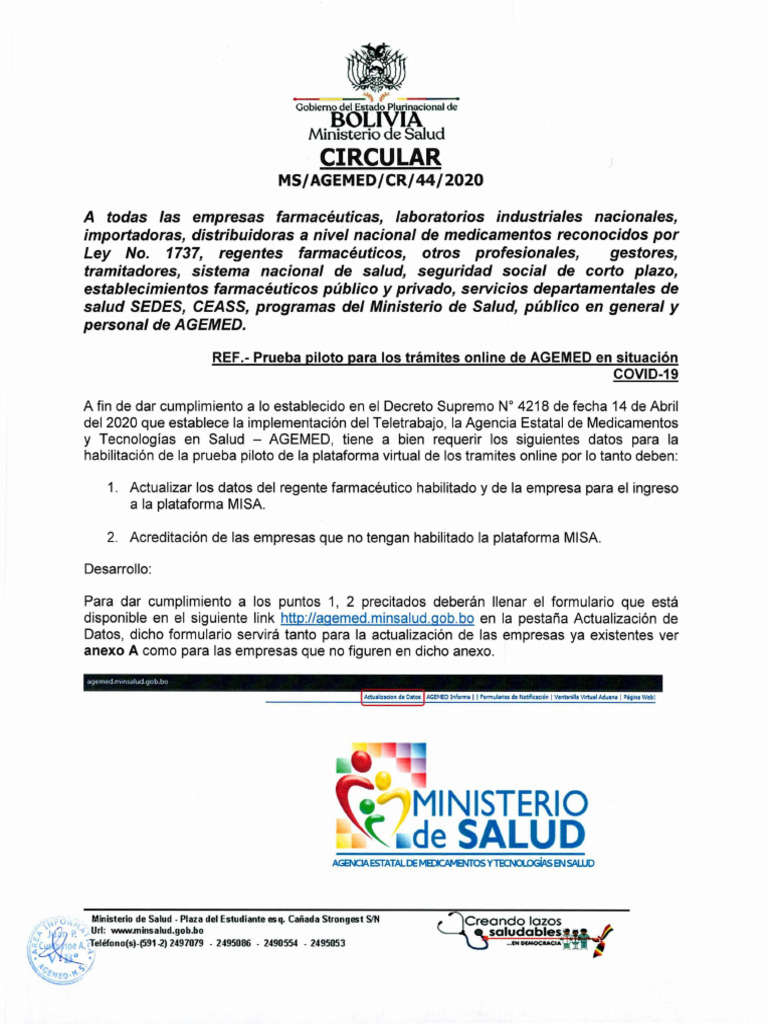Circular-44-2020 | PDF