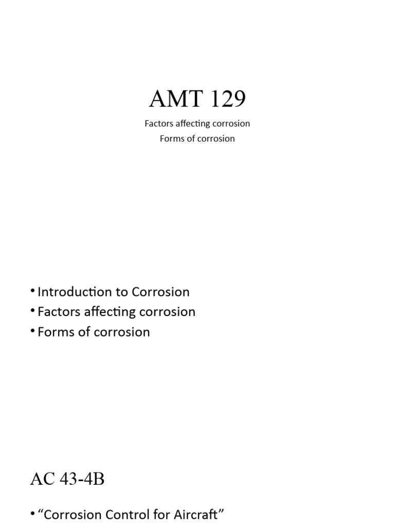Aircraft Corrosion Control Guide | PDF | Corrosion | Electrochemistry
