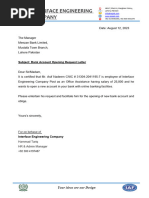 Bank Account Opening Letter For Employee | PDF | Madam