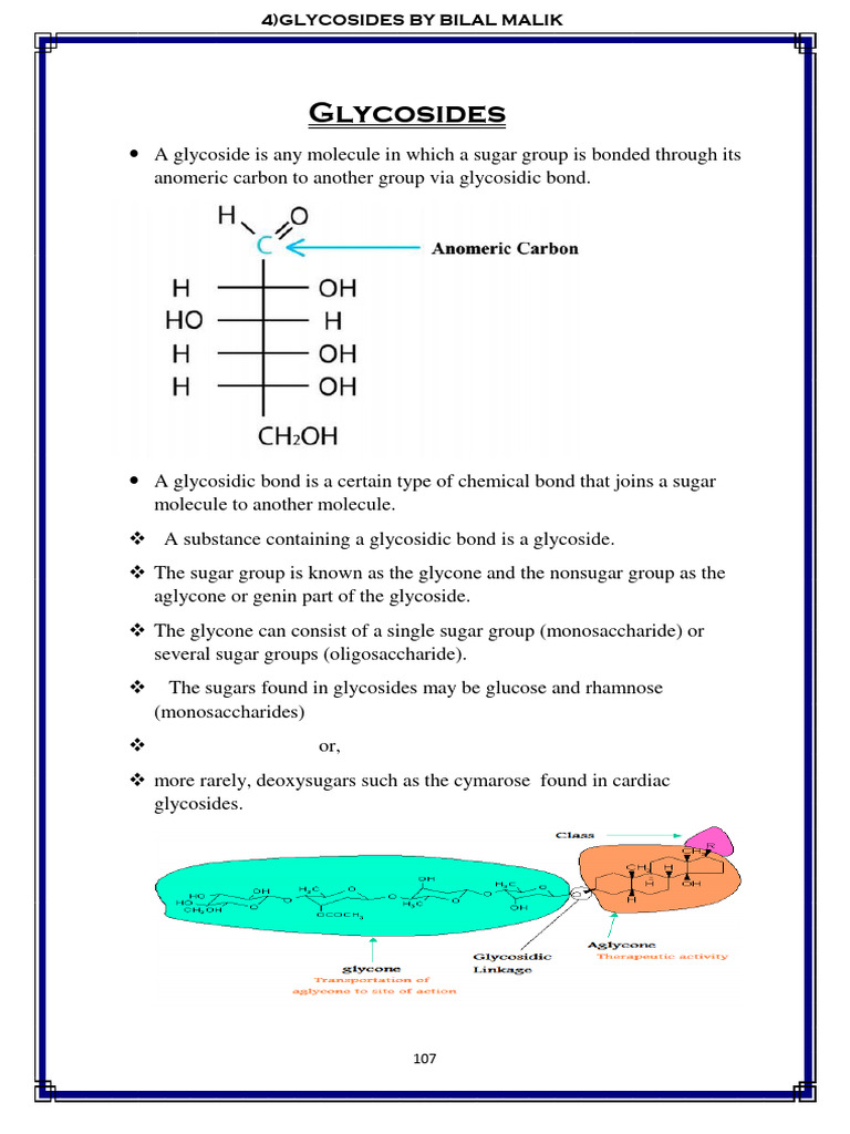 Glycosides | PDF