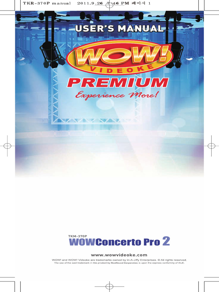 TKR 320U Manual v2 Web | PDF | Computer File | Computing