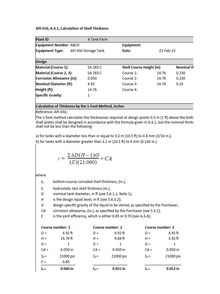 Calculation | PDF | Physical Sciences | Mechanical Engineering