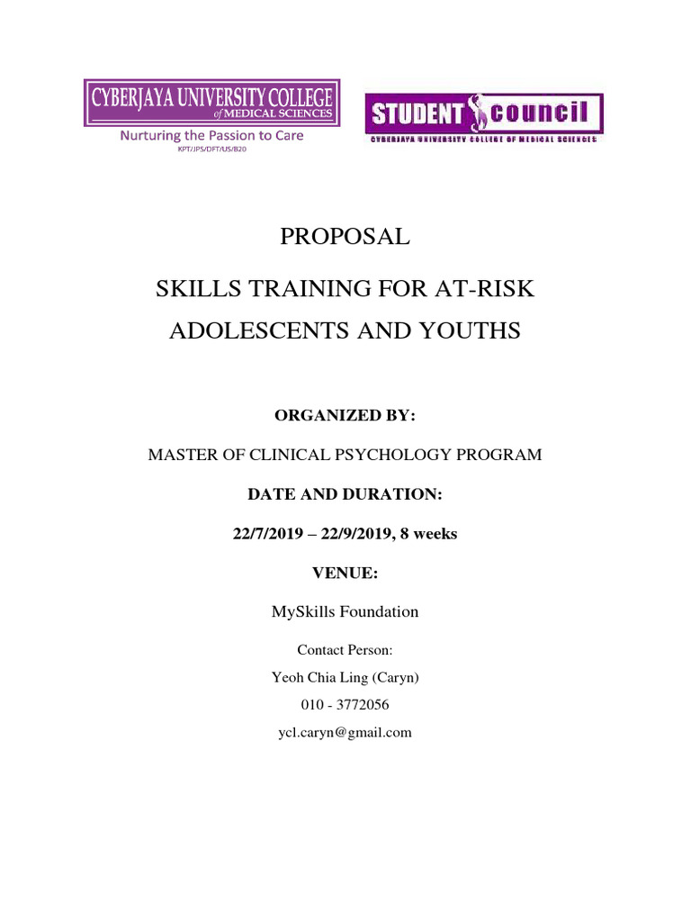 Outreach Program Proposal | PDF | Youth | Psychological Concepts