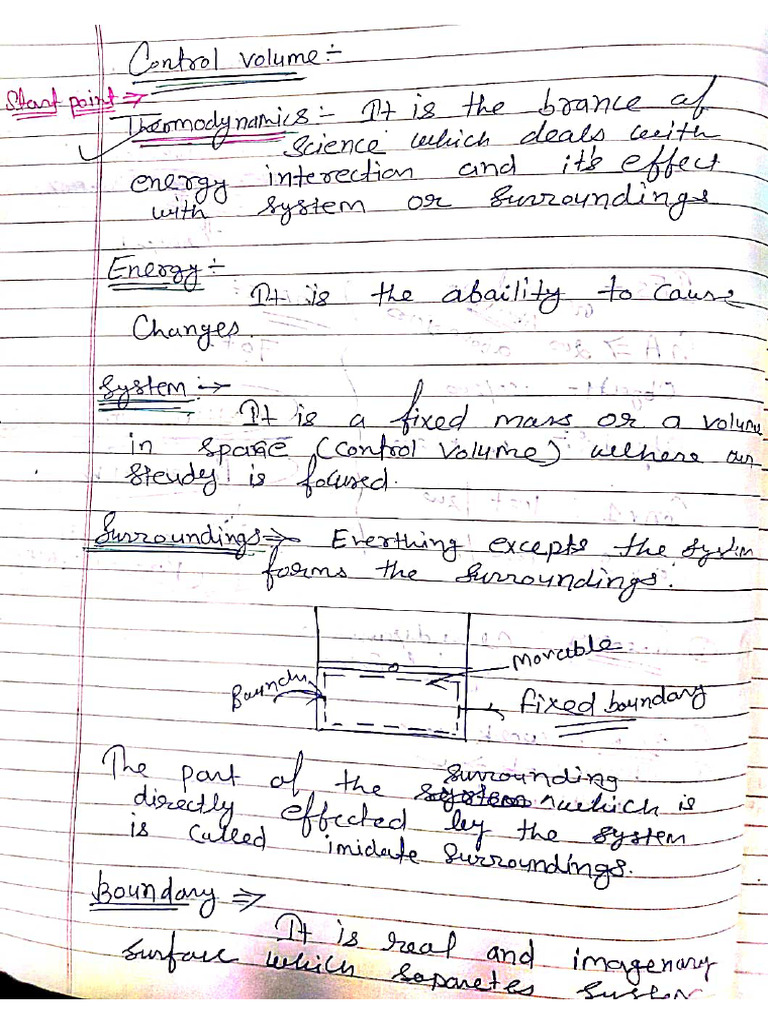 Thermo Notes | PDF | Internal Combustion Engine | Piston