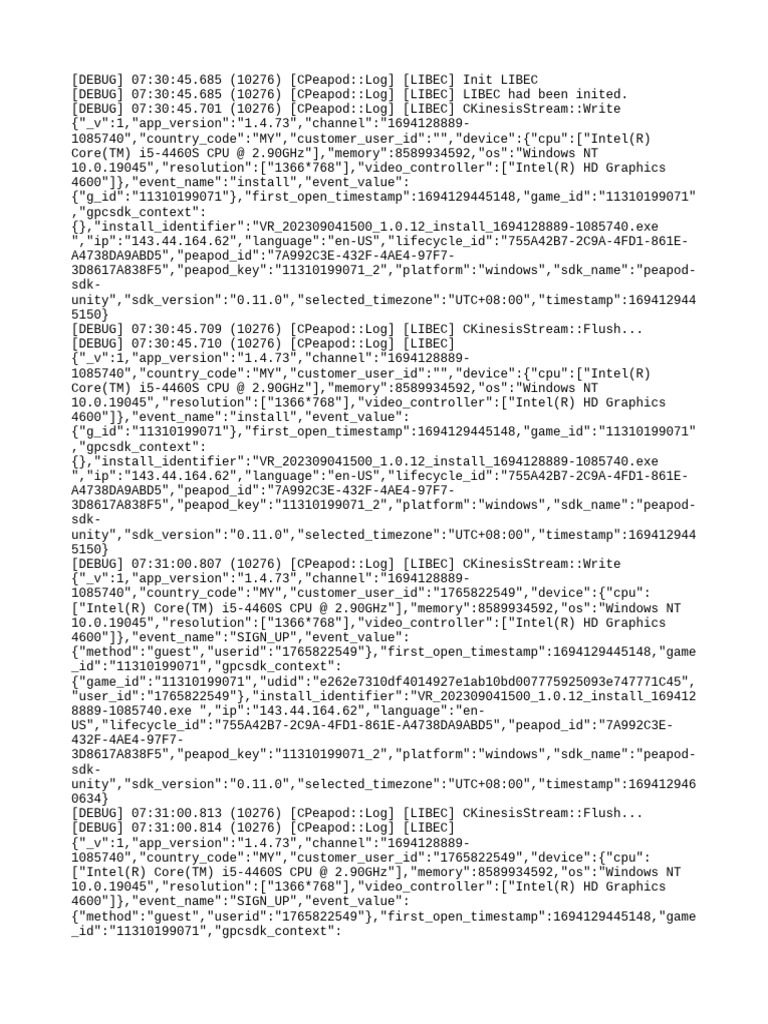 PPDSDK Windows Trace | PDF