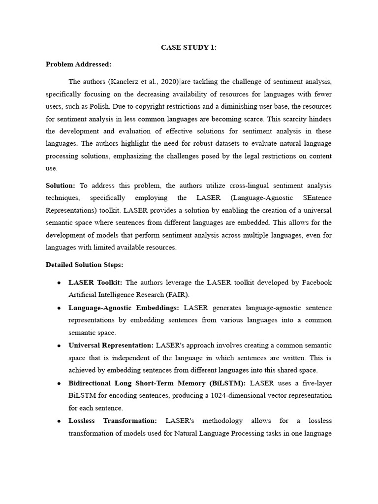Case Studies 1,2,3 | PDF | Deep Learning | Computational Science