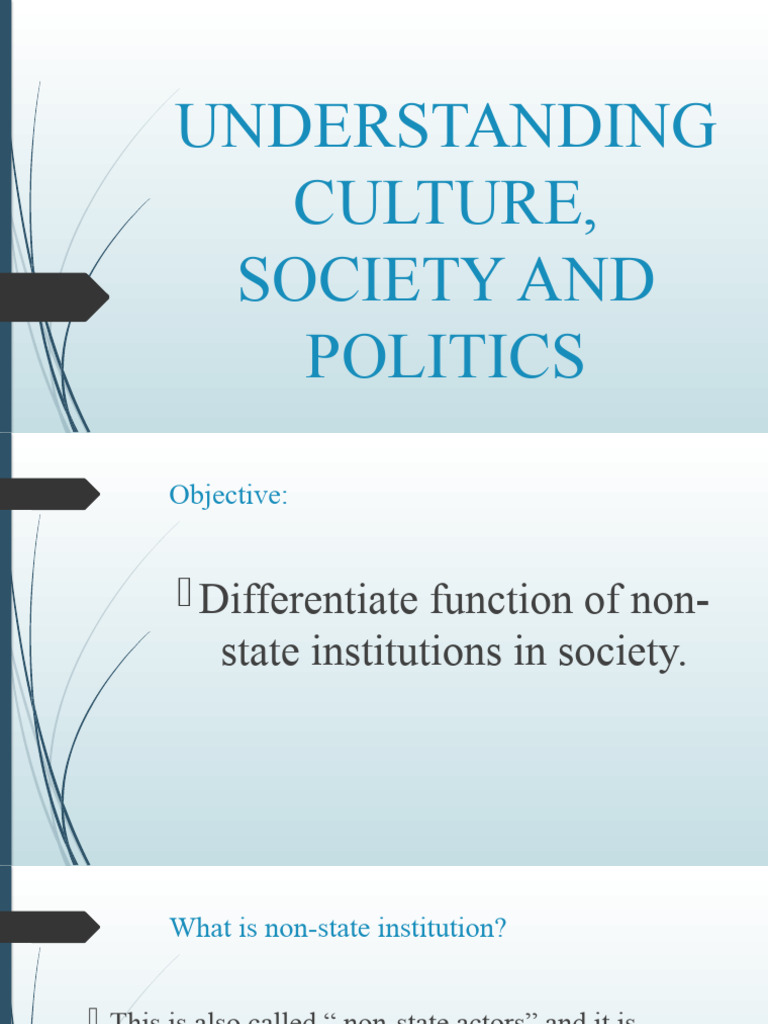 Non State Institution | PDF | Banks | Economies