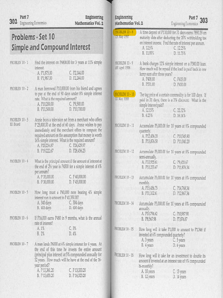 Engineering Economics With SOLUTIONS | PDF
