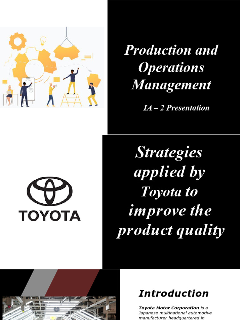 Production and Operation | PDF | Toyota | Lean Manufacturing