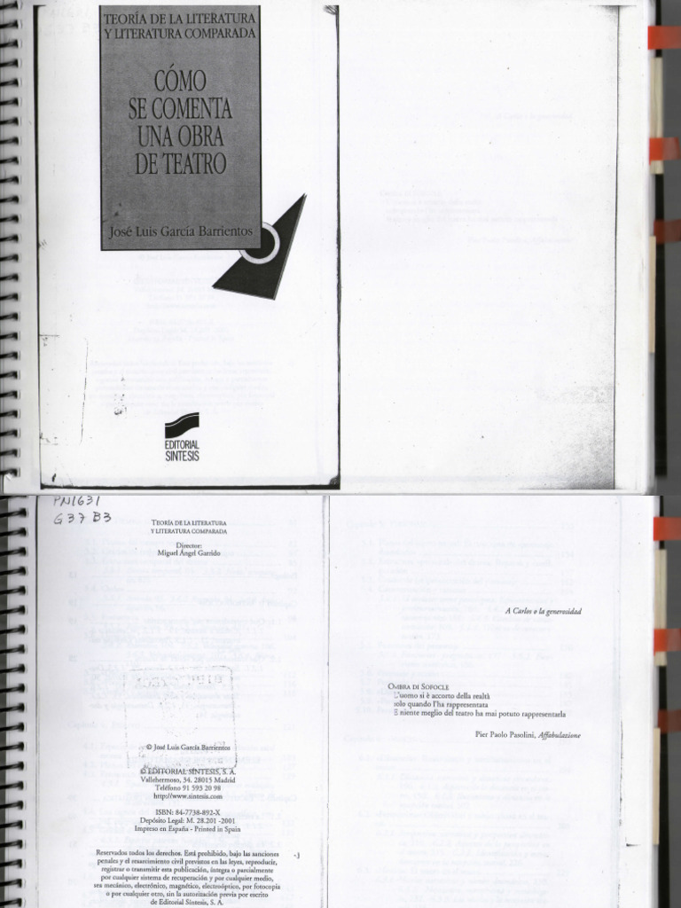 1 Introducción - Cómo Se Comenta Una Obra de Teatro | PDF