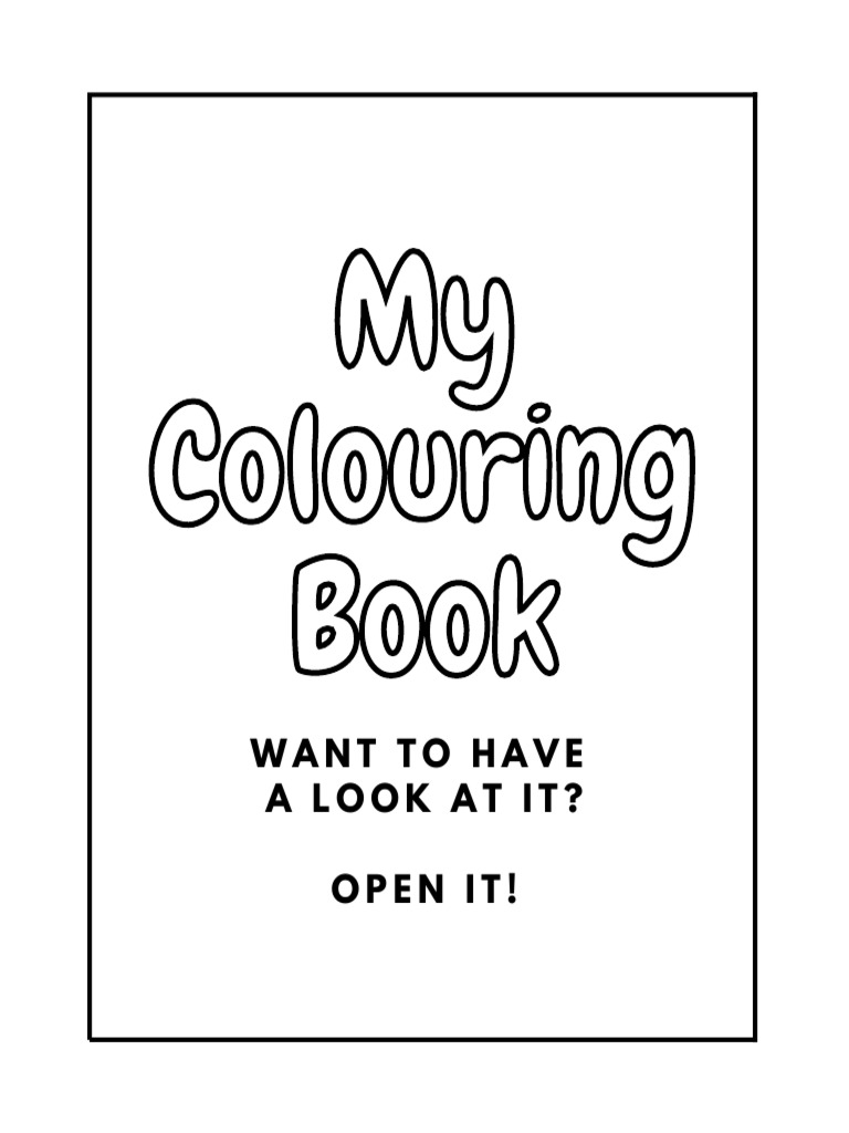 My First Colouring Book | PDF