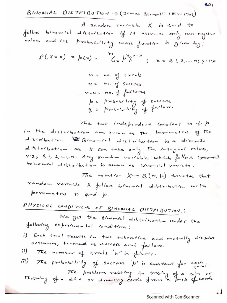 Binomial Poisson Normal Pdf