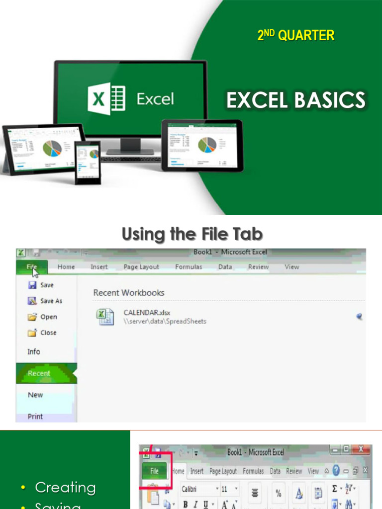 2nd Quarter Ict 7 Ms Excel 2021 Lesson 2 | PDF | Microsoft Excel ...