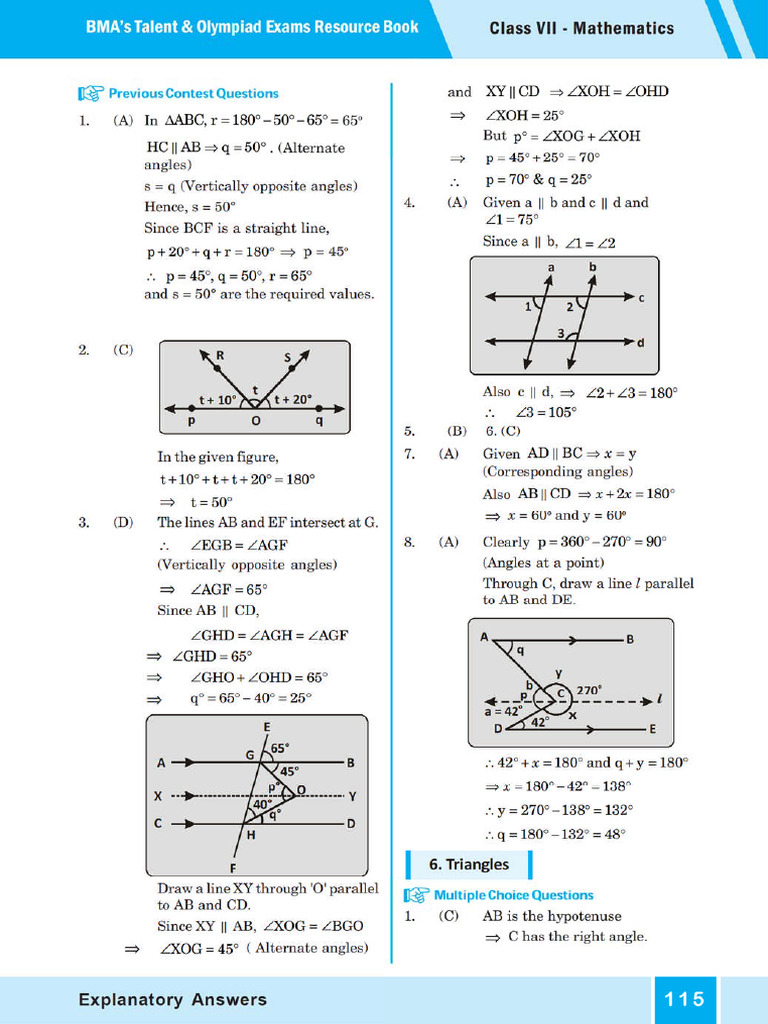 Triangles and Properties | PDF | Triangle | Euclidean Geometry