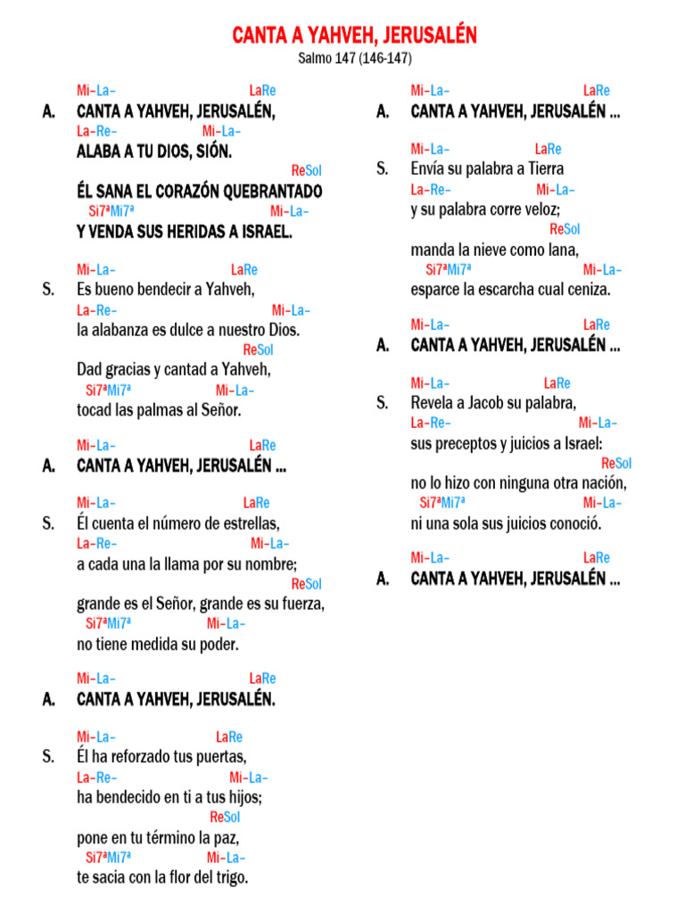 Toaz - Info Canta A Yahveh Jerusalen PR | PDF | Contenido bíblico