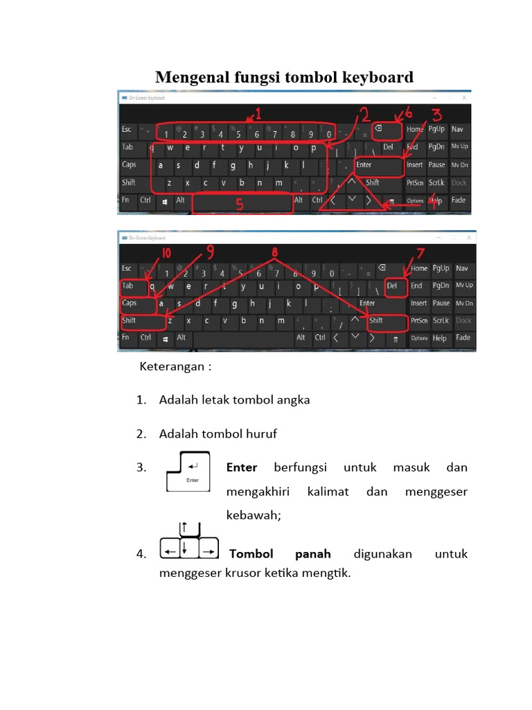 Mengenal Fungsi Tombol Keyboard | PDF