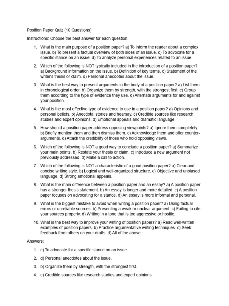 Test-Questions-on-Position-Papers-Blooms-Taxonomy-Edition-10-items ...