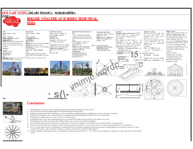 Adeventure Theme Park | PDF | Amusement Rides | Roller Coasters