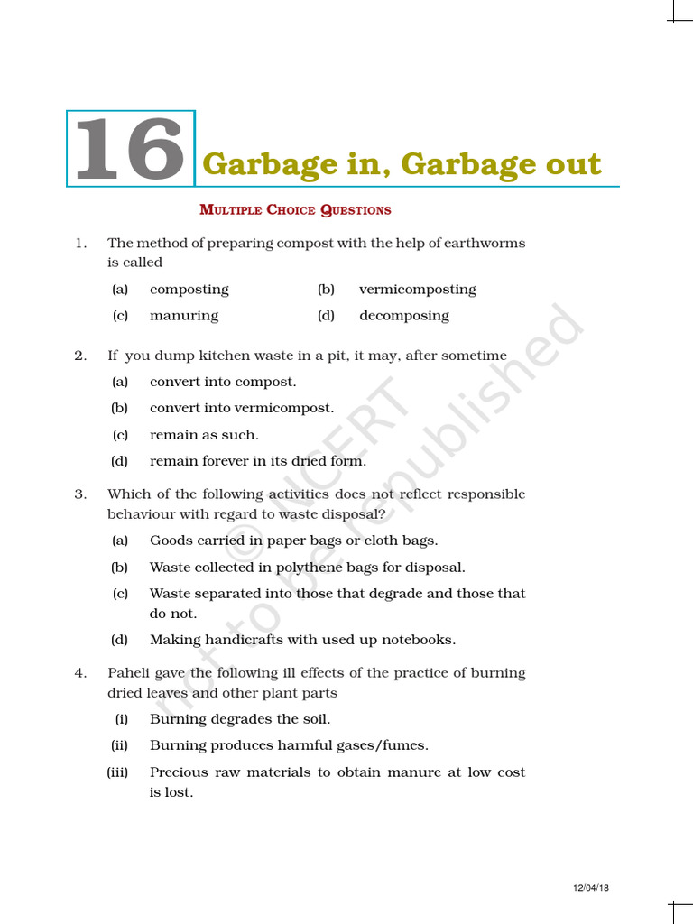 Garbage | PDF
