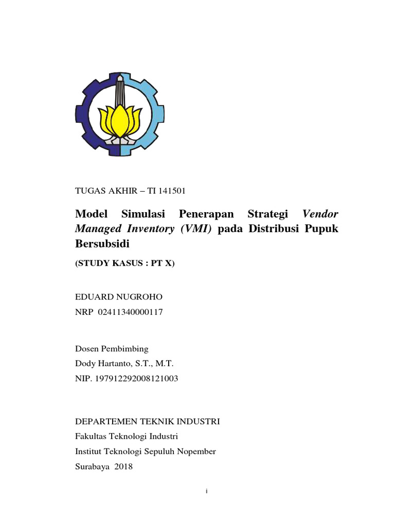 Skripsi Its Vmi | PDF | Bisnis