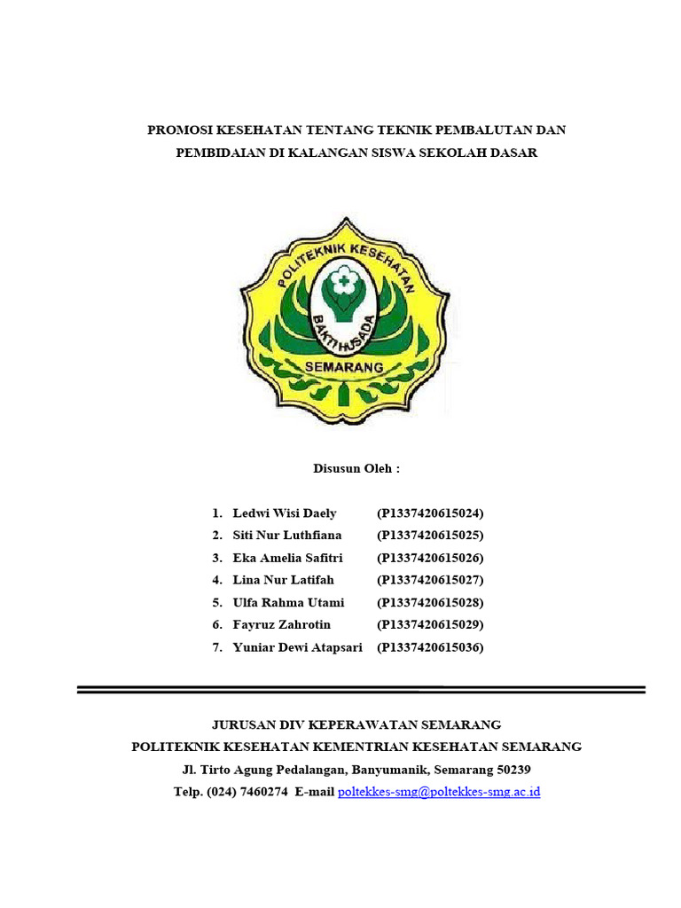 Teknik Pembalutan dan Pembidaian SD | PDF