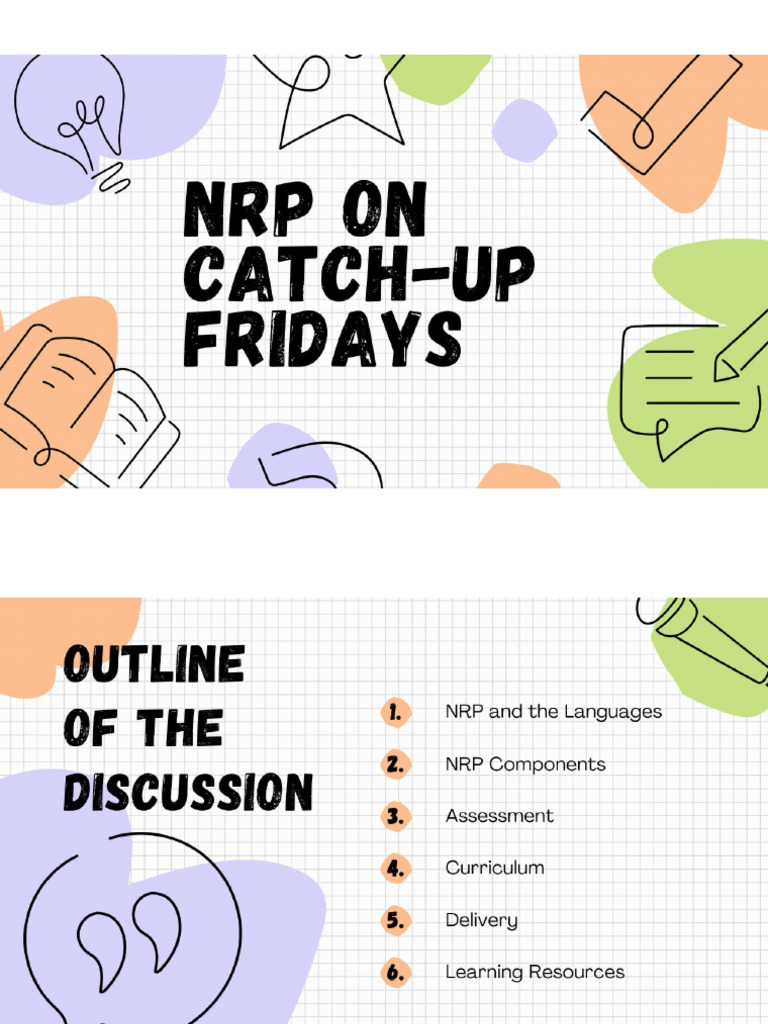 NRP On Catch Up Fridays For Deped | PDF