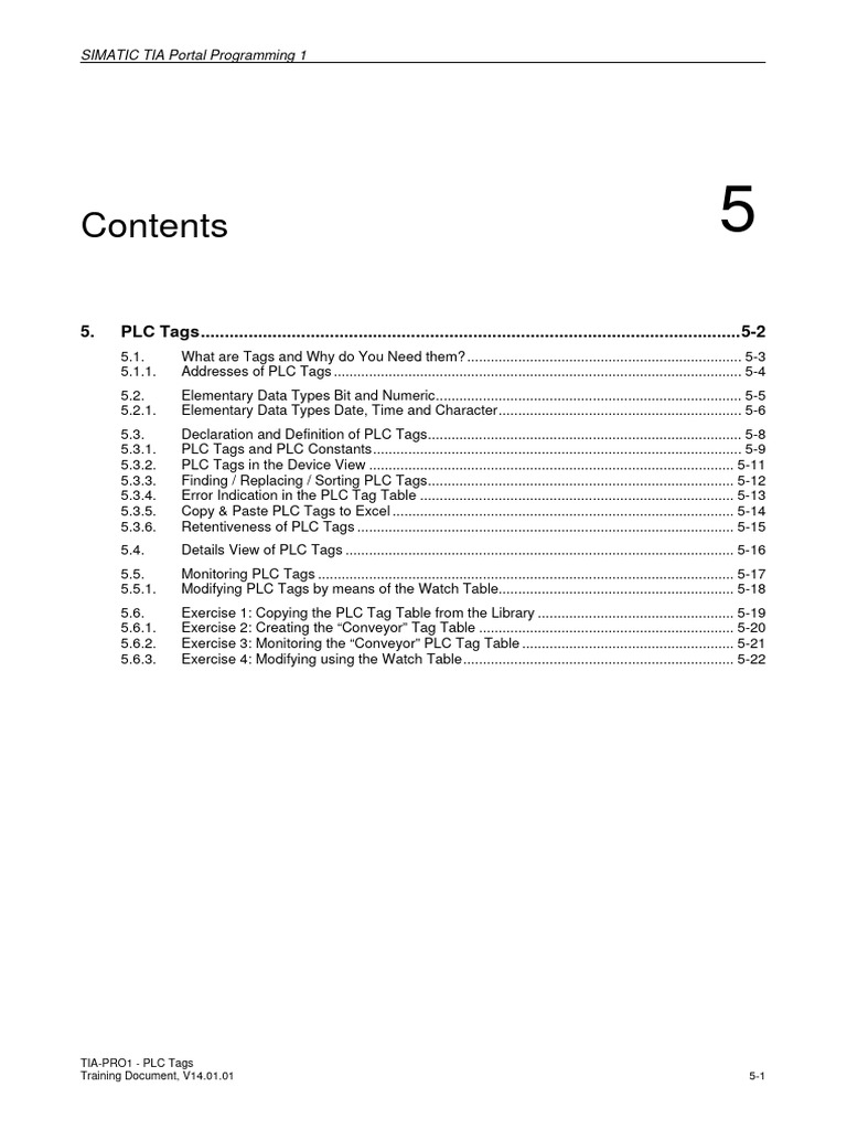 TIA PRO1 03 PLC Tags en | PDF | Computer Data Storage | Integer ... TIA PRO1 03 PLC Tags en | PDF | Computer Data Storage | Integer ...