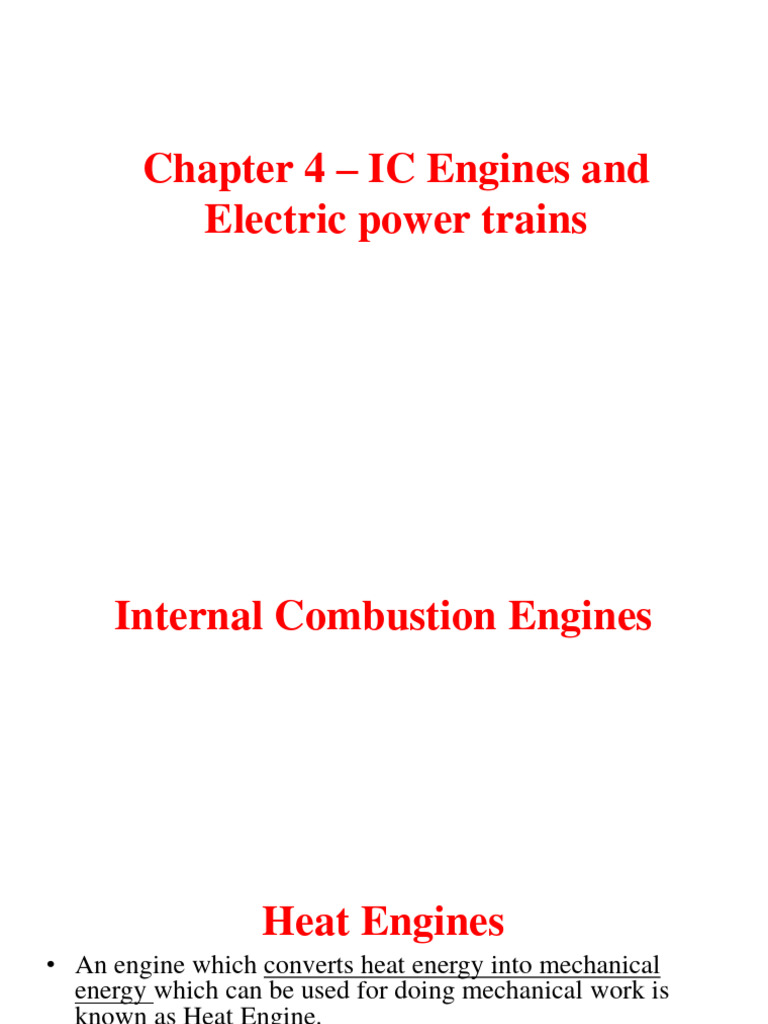 Chapter 4 Notes BME 2023 Feb 14 | PDF | Internal Combustion Engine ...