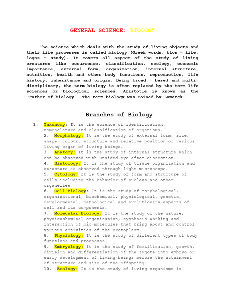 General Science | Download Free PDF | Neuron | Nervous System
