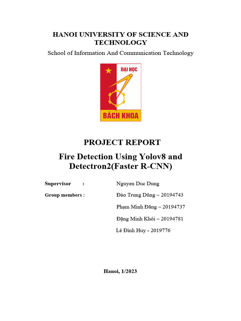 Computer Vision Report | PDF | Image Segmentation | Computer Vision