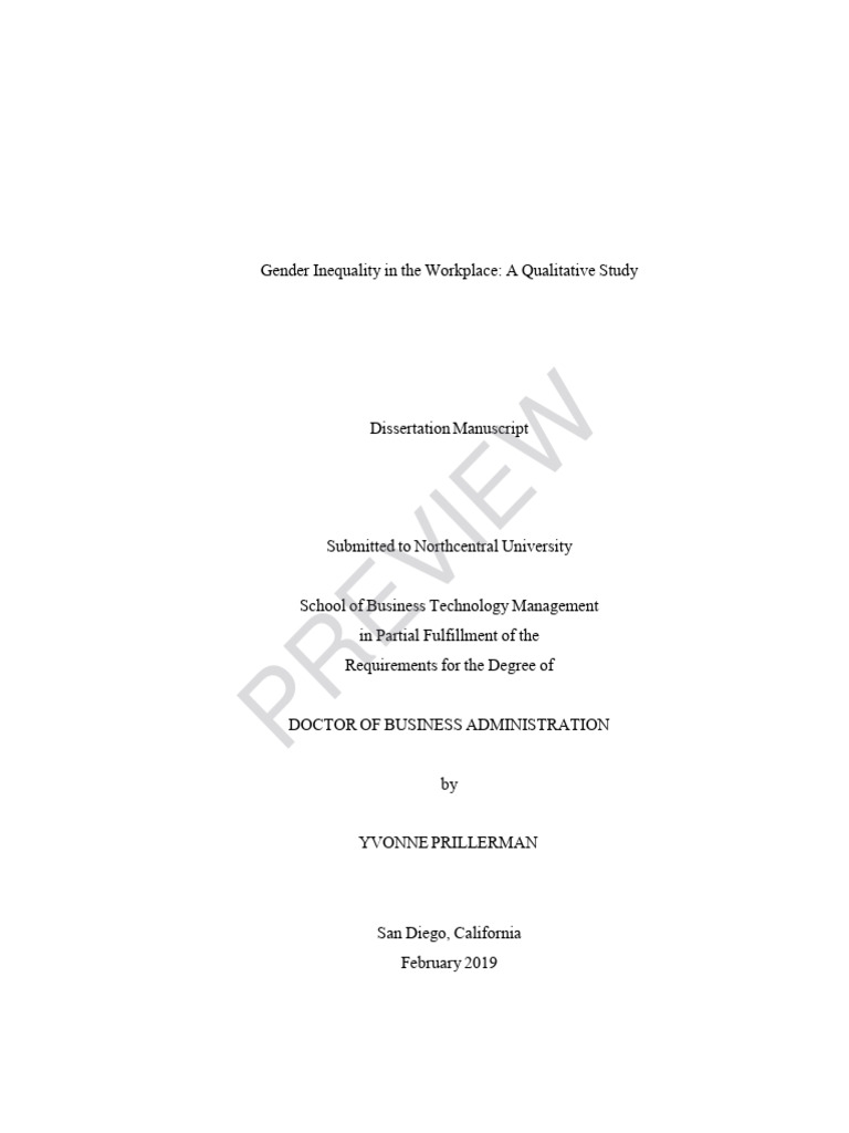 Gender Inequality Article | PDF | Leadership | Femininity